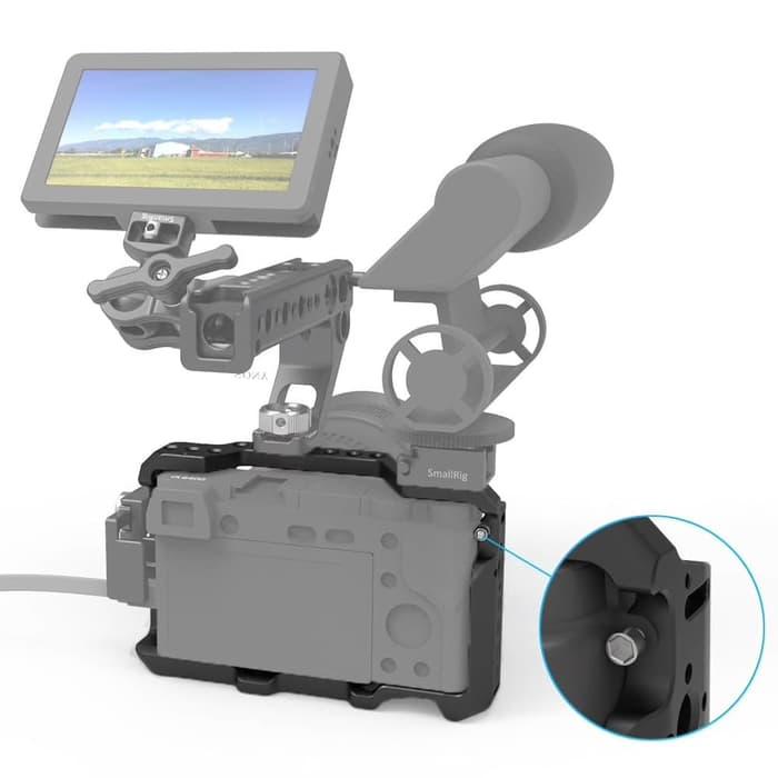 Jual Smallrig Sony A6400 Camera Cage For Magic Arm Microphone Attach ...
