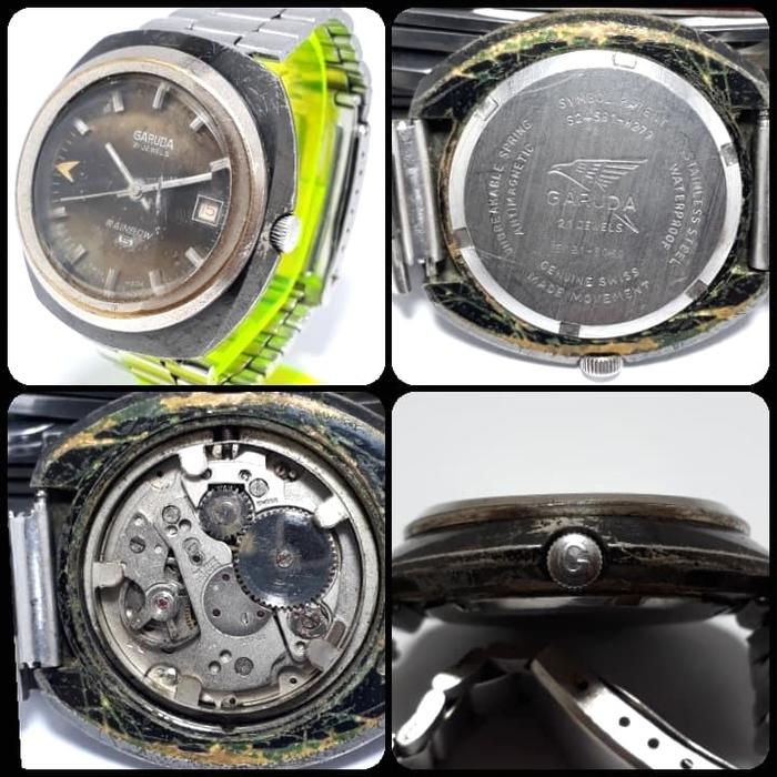 Jual GARUDA S24581.Vintage Swiss Made. Manual Winding. - Kab. Gresik ...