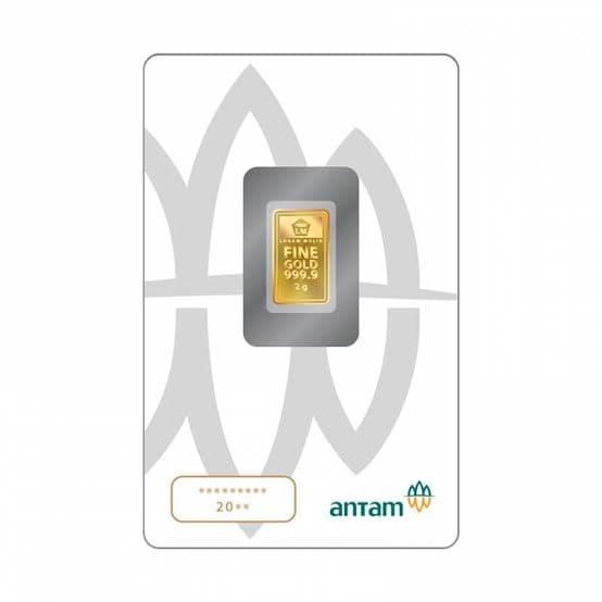 Antam Logo Jual Fg Logam Mulia Emas Antam Certicard New Press Model 5