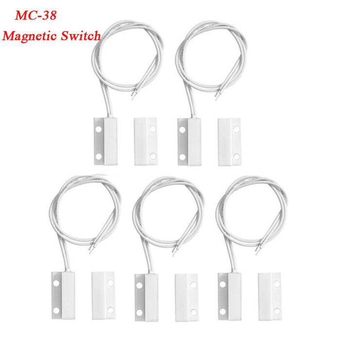 Jual MC-38 Magnetic Door Switch arduino Sensor Pintu Jendela Magnet ...