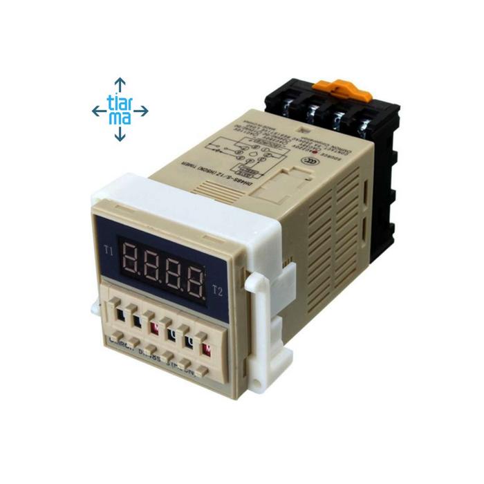 Jual Omron DH48S-S Digital Timer Precision Delay Time Relay Twin Counter - Kota Depok ...