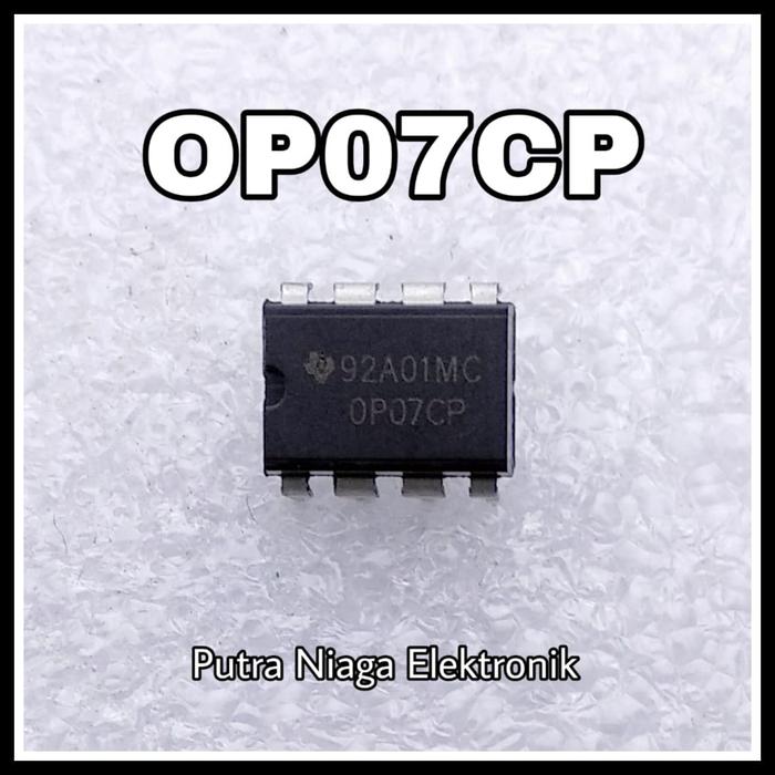 Jual ic OP07CP Dip 8 Pin / OP07 Precision Op-Amp - Kota Bandung - Putra Niaga Elektronik | Tokopedia