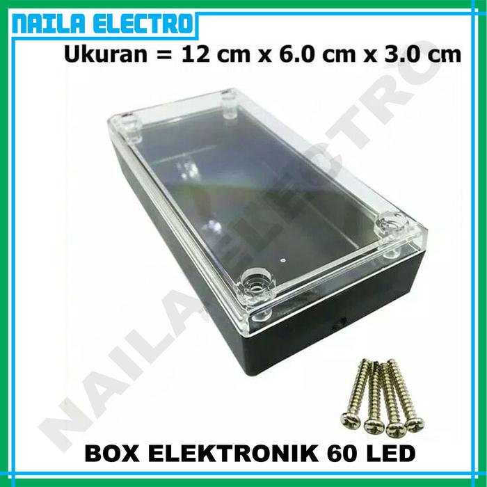 Jual Box Elektronik 60 LED + Baut / Box Plastik / Box Hitam - Kab ...