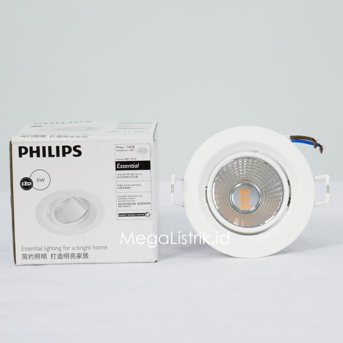 Jual Philips Lampu Downlight Spot LED / Spotlight Kyanite 59752 5 Watt ...
