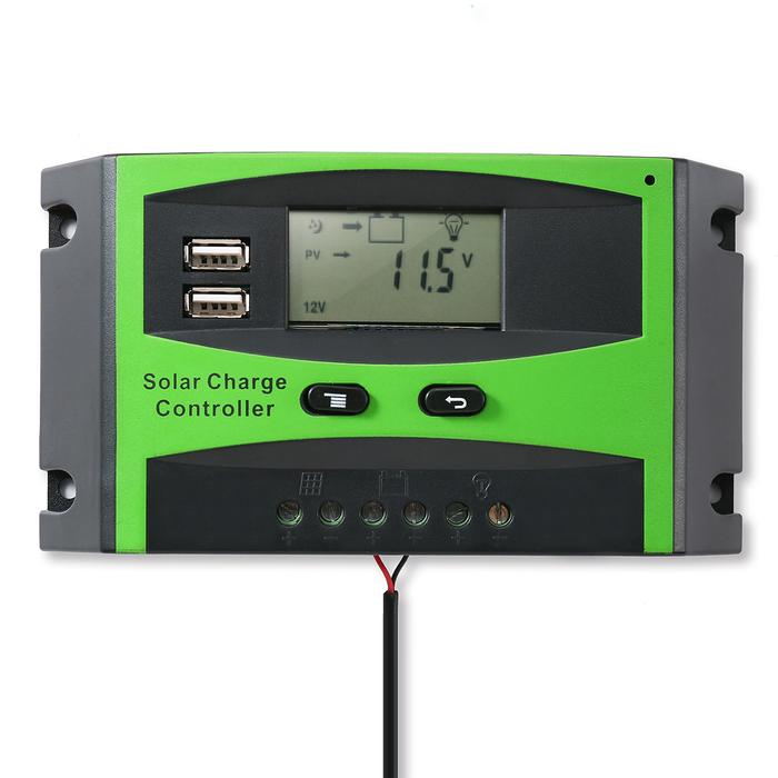 Jual 30A LCD Display Solar Charge Controller with USB Port Solar ...