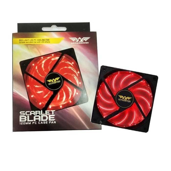 Jual FAN CASING ARMAGEDDON SCARLET BLADE 12CM RED LED - Jakarta Pusat ...