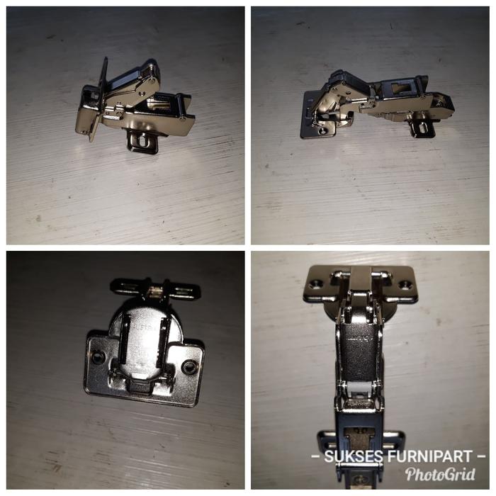 Jual Engsel Blum 170 degree hinges 71T6550 Lurus perpasang - Jakarta ...