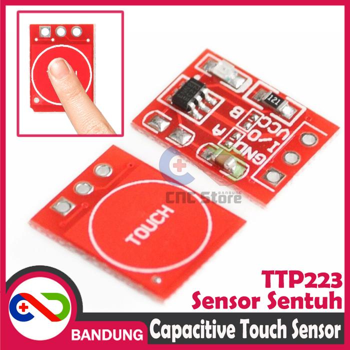 Jual [CNC] TTP223 TOUCH SENSOR SENTUH CAPACITIVE SELF LOCKING SWITCH ...