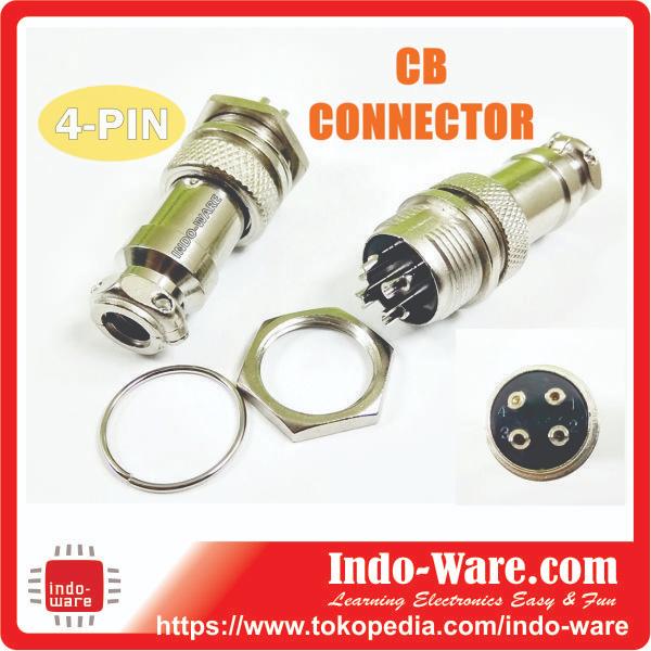 Jual Konektor Connector CB Radio 4 pin - Kota Semarang - indo-ware | Tokopedia