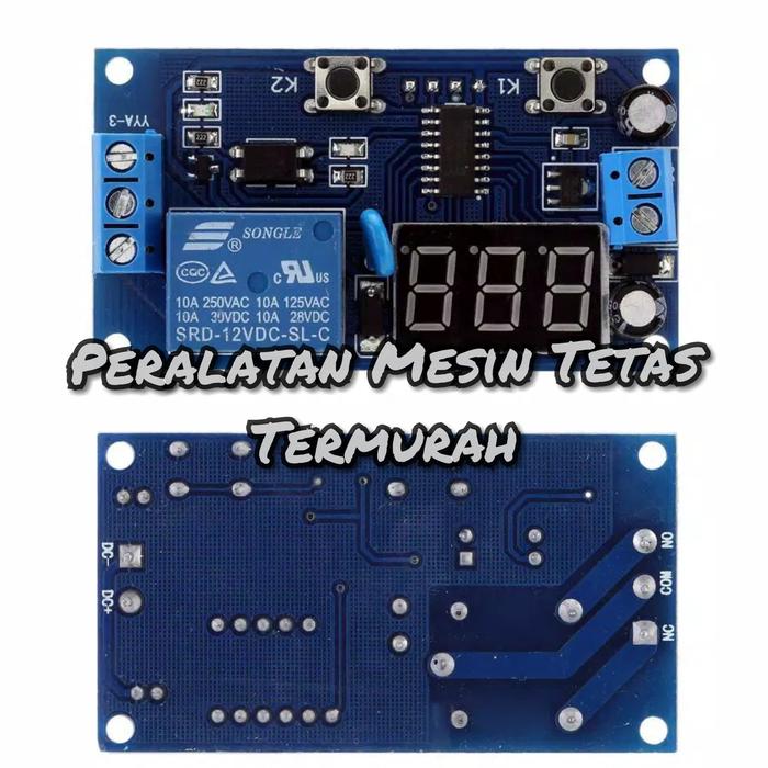 Jual Digital Time Delay Relay Modul 2 B3 Timer Digital Timer Mesin ...
