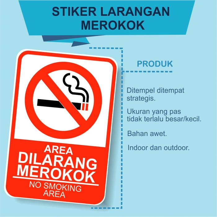 Jual STIKER/STICKER LARANGAN MEROKOK - Kab. Klaten - Optima Media Edu ...