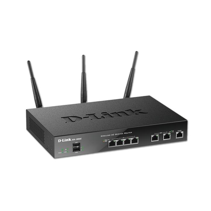 Jual Dlink Wireless Dual WAN 4-Port Gigabit VPN Router DSR-1000AC ...