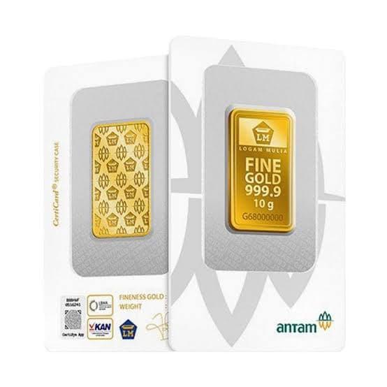 Antam Logo Jual Fg Logam Mulia Emas Antam Certicard New Press Model 5