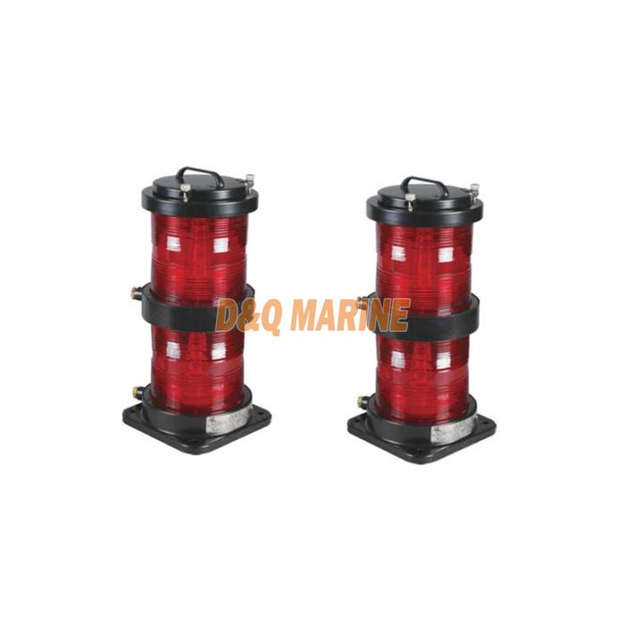 Jual Lampu navigasi 6" DOUBLE 360 derajat Navigation Signal Light / RED ...