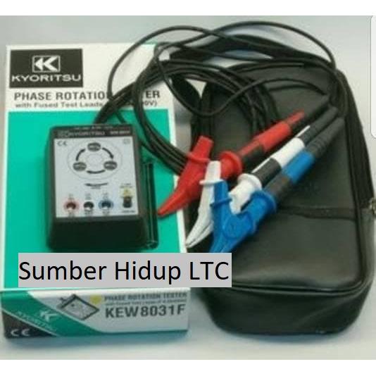 Jual Kyoritsu 8031F phase sequence alat ukur arus rotasi 3 phase kit ...