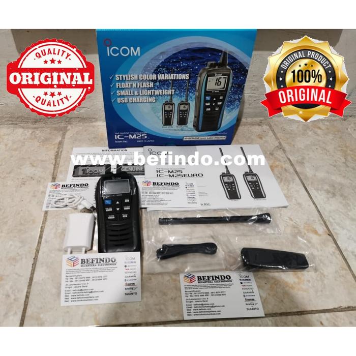 Jual HT ICOM M25 VHF Marine, Original, Garansi Resmi - Jakarta Barat ...
