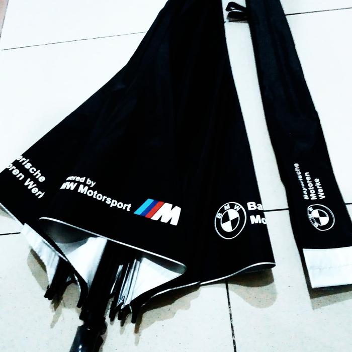 Jual payung golf BMW /// M Motorsport umbrella - Hitam, jumbo otomatis ...