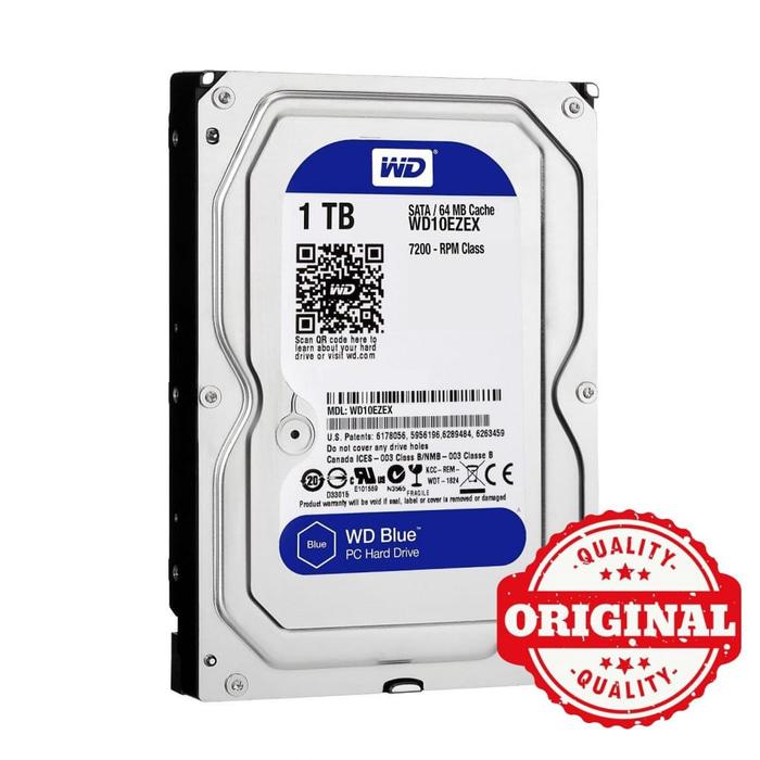 Jual HDD - Hardisk Internal PC Komputer WD Blue 1TB SATA 3 Resmi - Kota ...