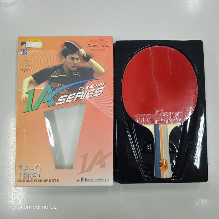 Jual raket bat pingpong ping pong tenis meja double fish 1A-C original ...
