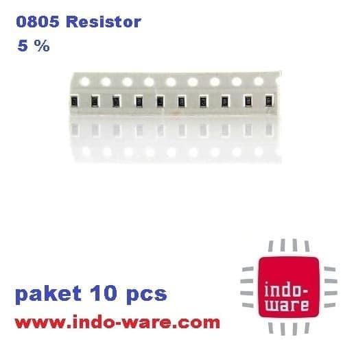 Jual 180R 180 Ohm 0805 5% paket 10 pcs resistor smd - Kota Semarang ...