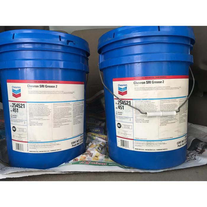 Jual Chevron SRI Grease 2 - Multi Purpose Industrial Lubricant, 40 x 14 ...