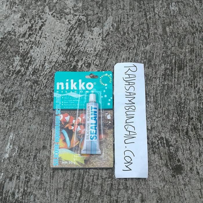 Jual lem kaca Nikko 30 gram lem kaca Aquarium lem logam lem karet lem ...