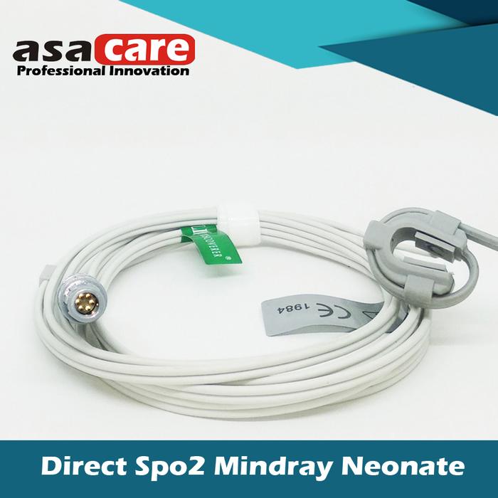Jual Kabel Spo2 Sensor softip Monitor Mindray Neonatus 6 Pin 2 Knop ...