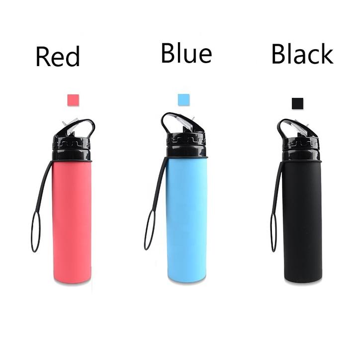 Jual Botol Minum Lipat Silikon Minimalis | Bottle Foldable Premium ...