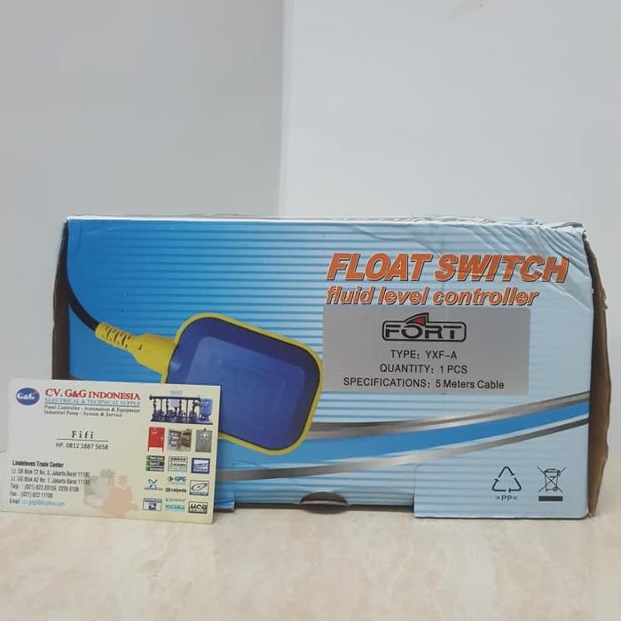 Jual FLOAT SWITCH RADAR TANGKI AIR 5 METER FORT type YXF-A TERMURAH ...
