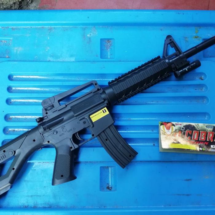 Jual airsoft spring gun senjata pistol mainan peluru m16 - Kota Bandung ...