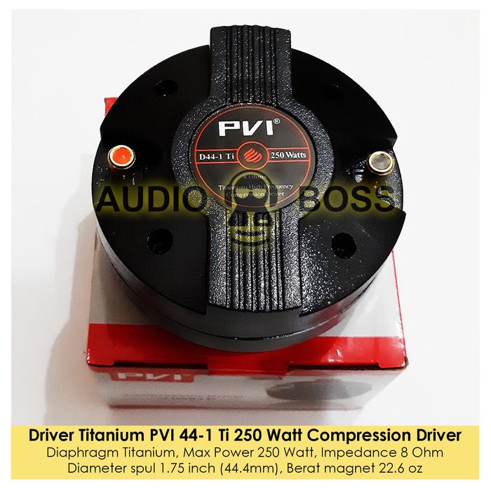 Jual Driver Tweeter Titanium Magnet PVI 44-1 Ti 250 Watt Spool 1,75 in ...
