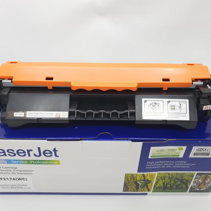 Jual Toner Compatible Hp 17A CF 217A + Chip Catridge Printer HP M 102a ...