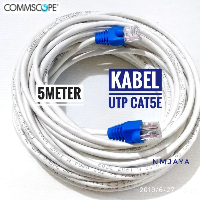 Jual Kabel Lan UTP Commscope Cat5e 5meter [crimping rj45 commscope ...
