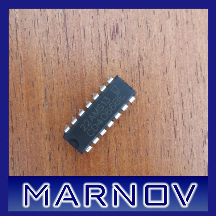 Jual CD4066 IC CD4066BE CMOS Quad Bilateral Analog Switch CD 4066 DIP ...