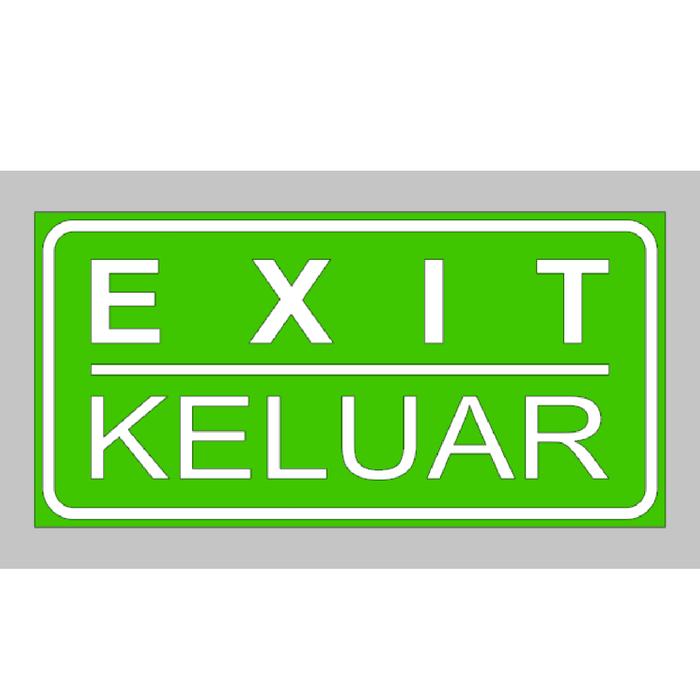 Jual RAMBU EXIT 2040 - Kota Tangerang - 471 STICKER | Tokopedia