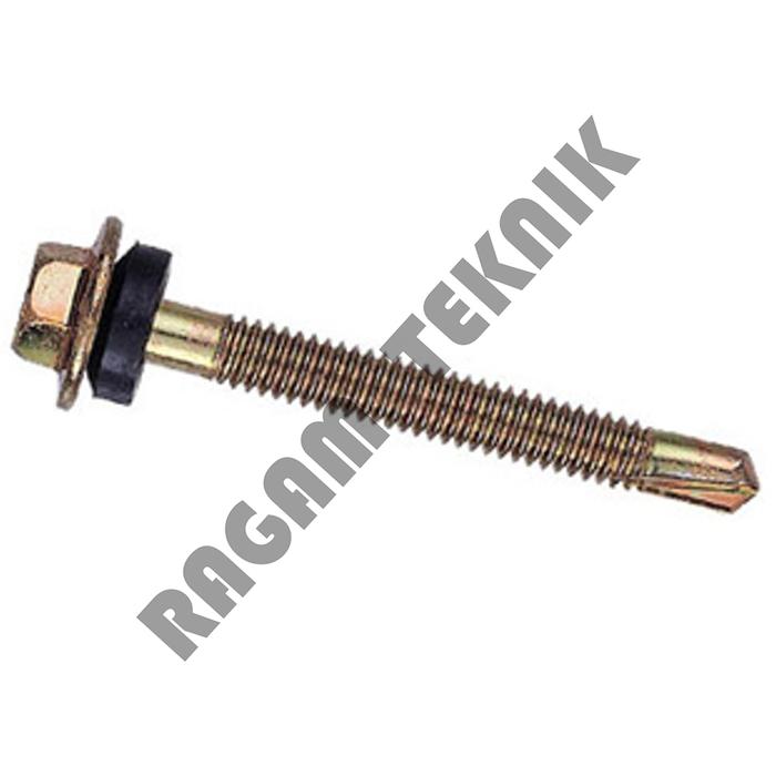 Jual Baut Roofing 12 x 20 2 cm Screw Ruping Baja Ringan Karet Skrup ...