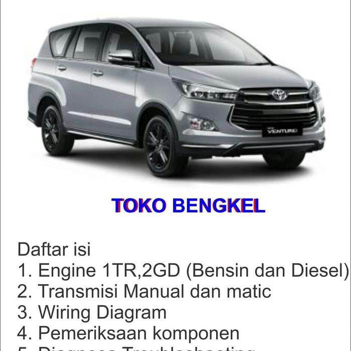 Jual CD Manualbook Service Innova Reborn 2GD Dan 1TR - Kab. Klaten ...