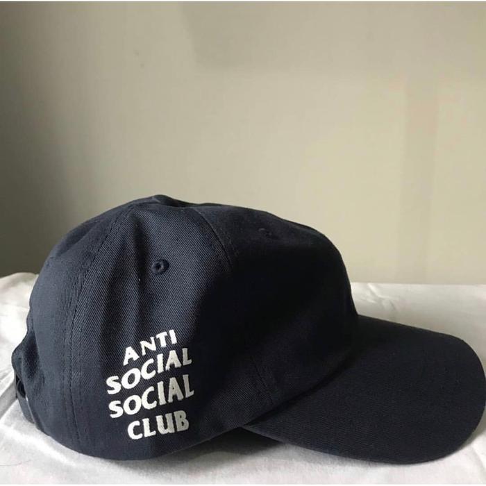Jual Topi Anti Social Social Club Navy Original ( ASSC CAP ORIGINAL 100 ...