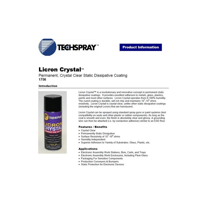 Jual Techspray Licron ESD coating permanent Crystal 1756-8S - Kota ...