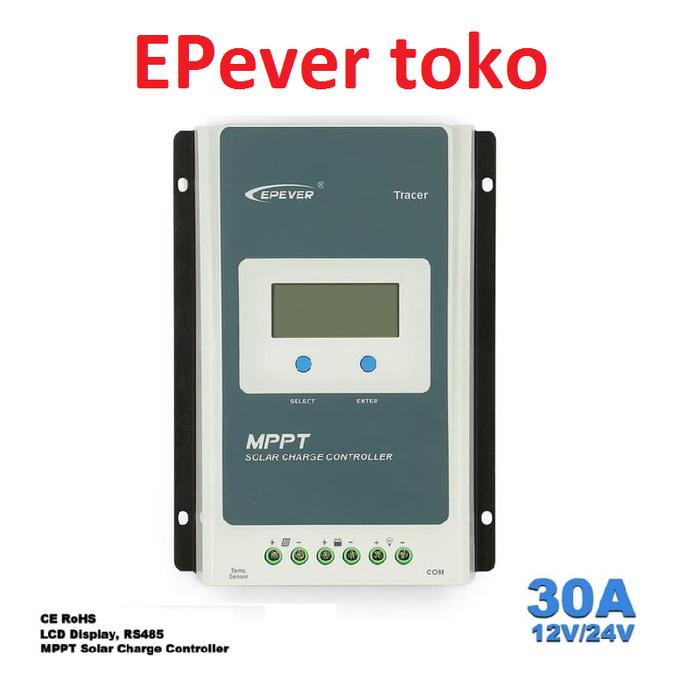 Jual Solar Charge Controller 30A EPEVER TRACER 3210AN LCD REAL MPPT 12V 24V - Kota Semarang ...