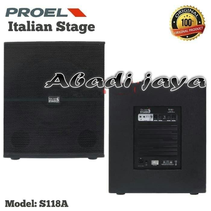 Jual Subwoofer Aktif Proel Italian Stage S118A Original S 118 A 1pcs ...