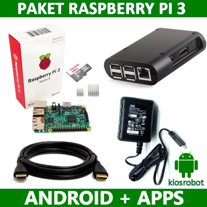 Jual Paket Raspberry Pi 3 dengan OS Android - Model B - Kota Depok ...