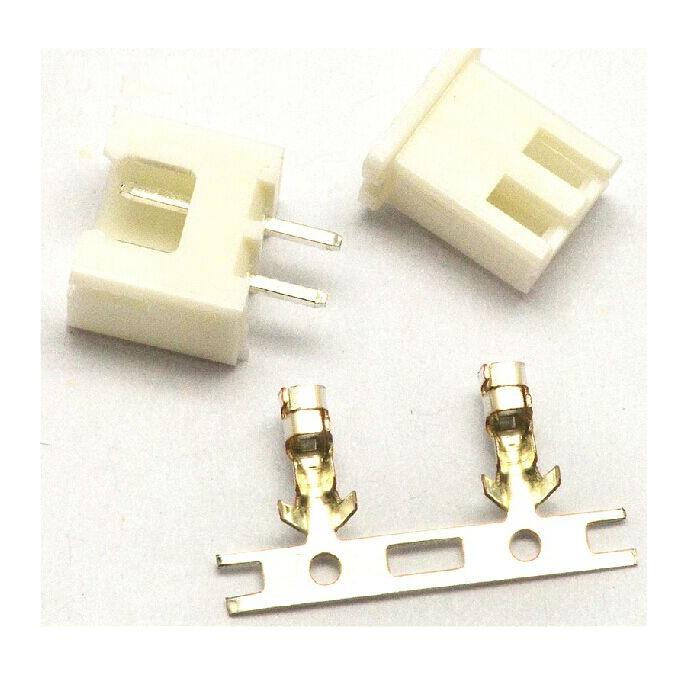 Jual 2 Pin Connector Leads Header 2.54mm XH-2P Kit Housing Terminal ...