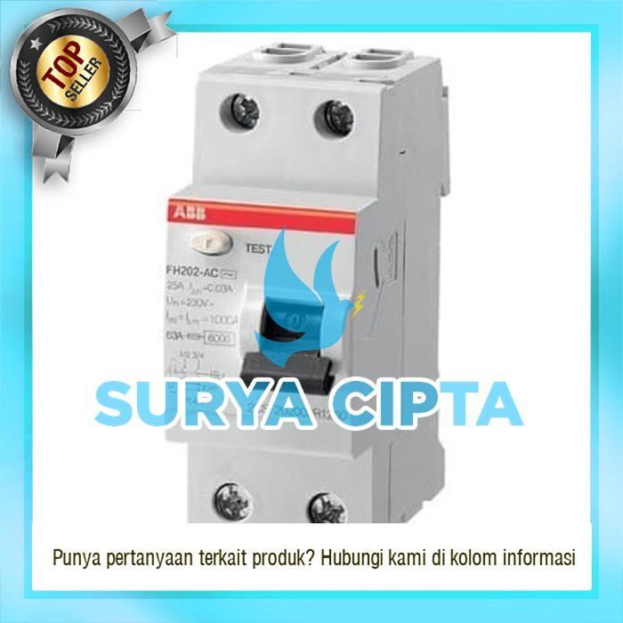 Jual ELCB RCCB ABB FH202 40A 2P 100mA - Jakarta Pusat - Surya Cipta Electrical_NEW | Tokopedia