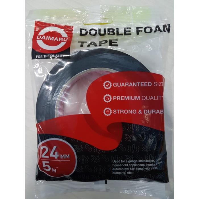 Jual Double Tape Busa Foam Tape Daimaru 1" inch / 24mm / 6M Dobel Tip Busa - Kab. Tangerang ...