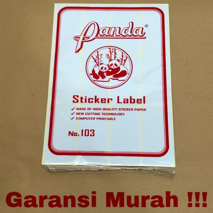 Jual Label Nama Panda mirip Tom and jerry no 103 - Jakarta Barat ...