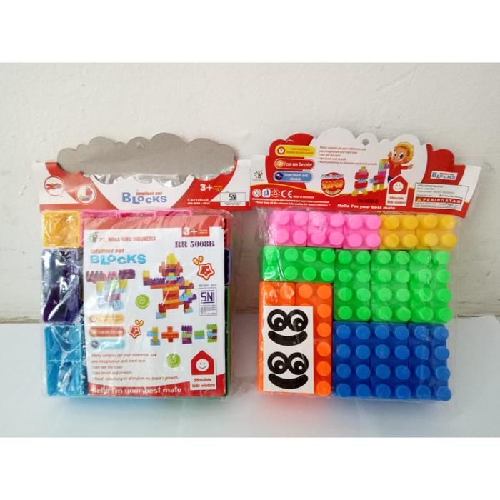 Jual Mainan Intellect Set Blocks 28pcs Lego Brick Bongkar Pasang ...
