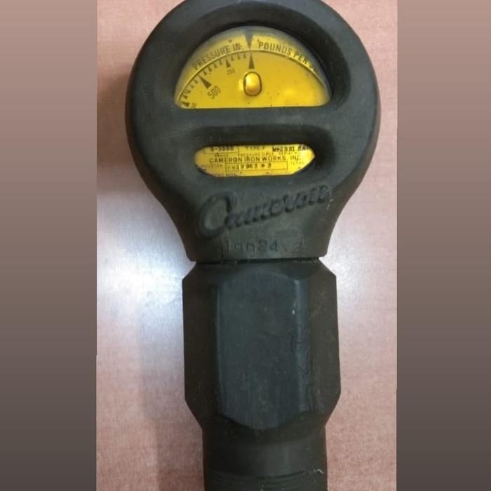 Jual Cameron Pressure Gauge Type F Size 2" Range 0-3000 - Kota ...