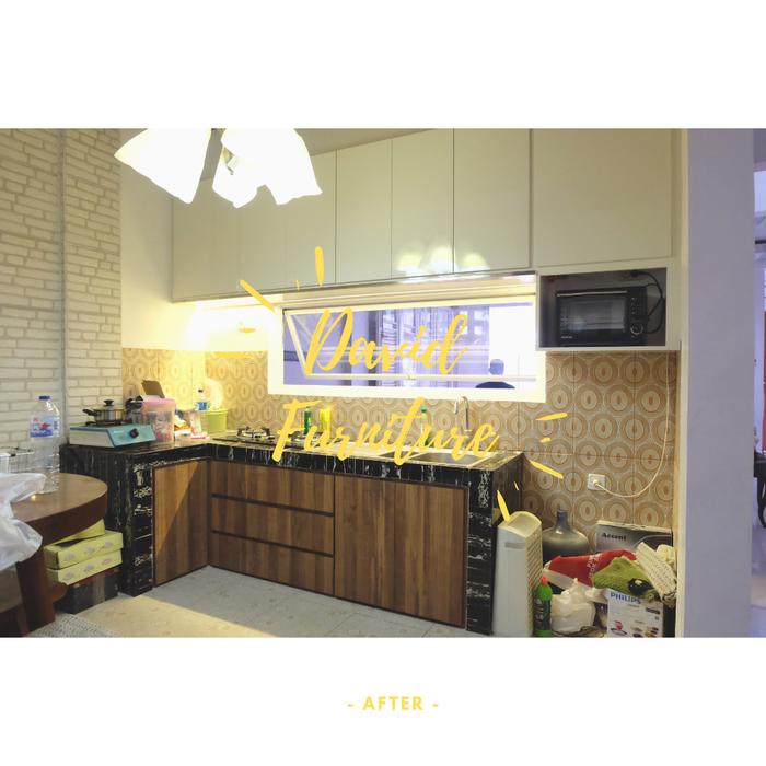 Jual kitchen set minimalis kelapa gading hpl aica - Jakarta Timur ...