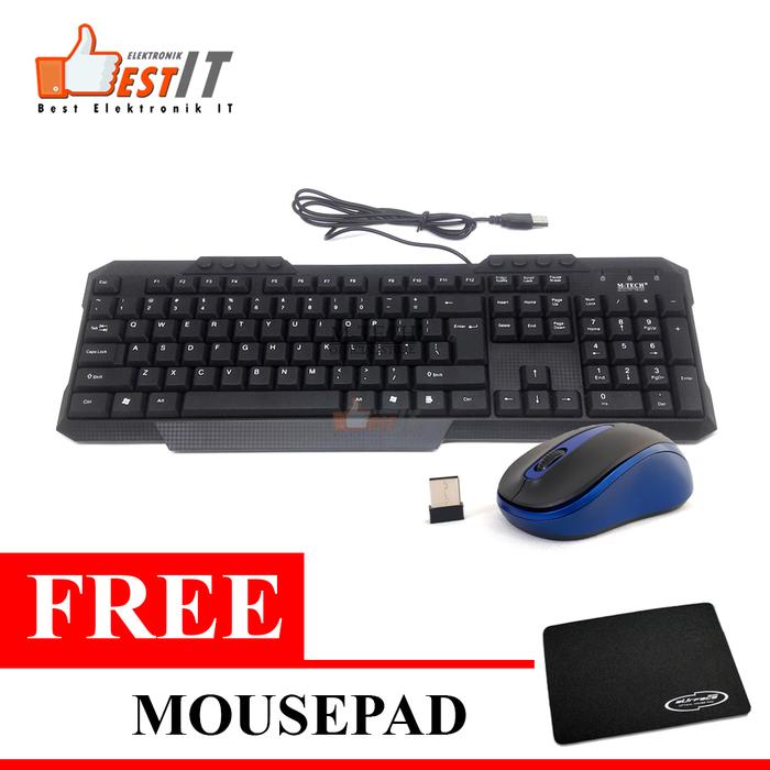 Jual Keyboard PC Laptop Multimedia MTK 03 Combo Mouse Wireless 6385 ...